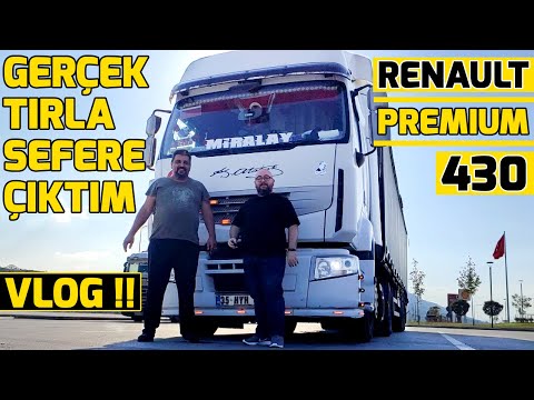 GERÇEK TIRLA 1 GÜNLÜK SEFERE ÇIKTIM // ERKAL ABİ İLE MUHTEŞEM YOL SOHBETLERİ | RENAULT PREMIUM !!