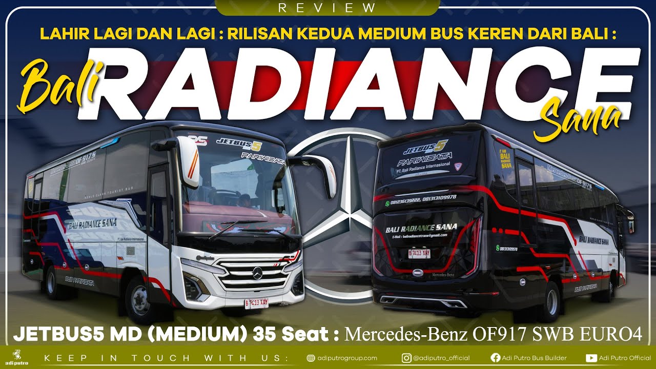 LAHIR LAGI DAN LAGI : PO BALI RADIANCE SANA JETBUS5 MEDIUM BUS KEREN ...