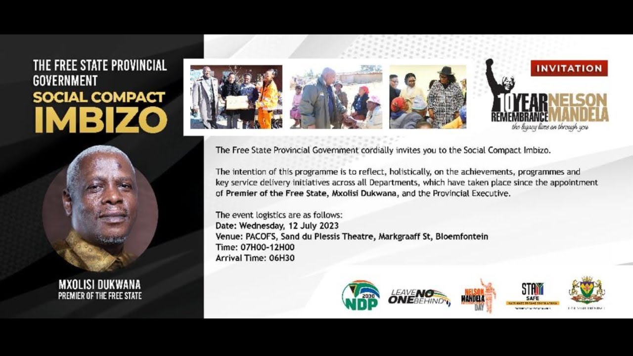 FSPG: SOCIAL COMPACT IMBIZO - YouTube