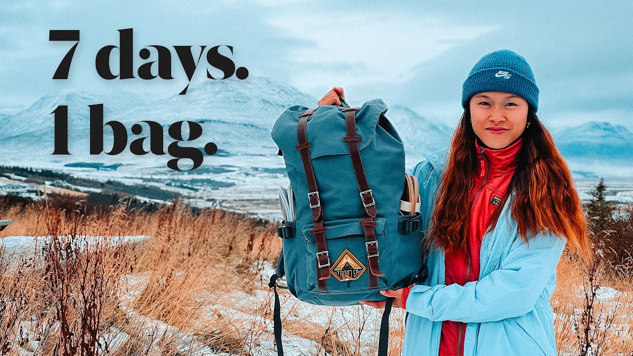 Minimalist Packing for Winter | Iceland Ep. 1 - YouTube