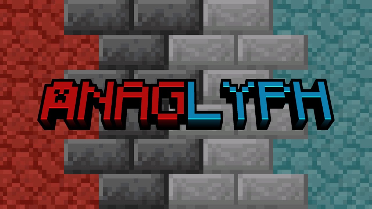 Block in block & sausages!? Anaglyph | Minecraft map - YouTube