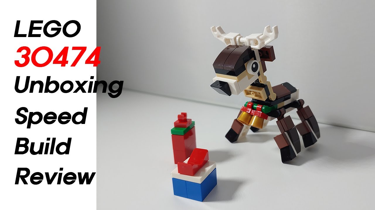 [레고/LEGO]레고 크리에이터 순록 30474 스피드 리뷰 / Lego Creator 30474 Polybag Reindeer ...