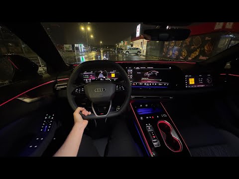 Audi A6 Sedan 2026 Night Test Drive
