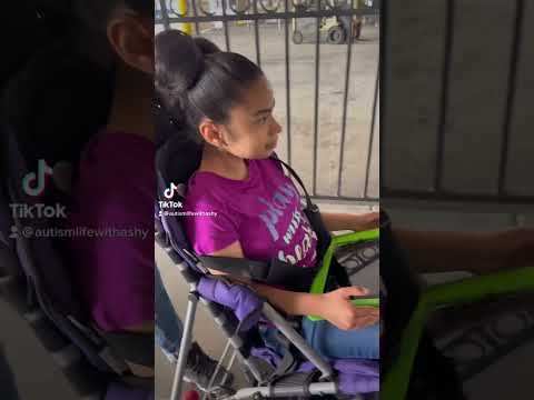 Autistic non verbal teen girl always included! #autismawareness #autism #viralshorts #viral