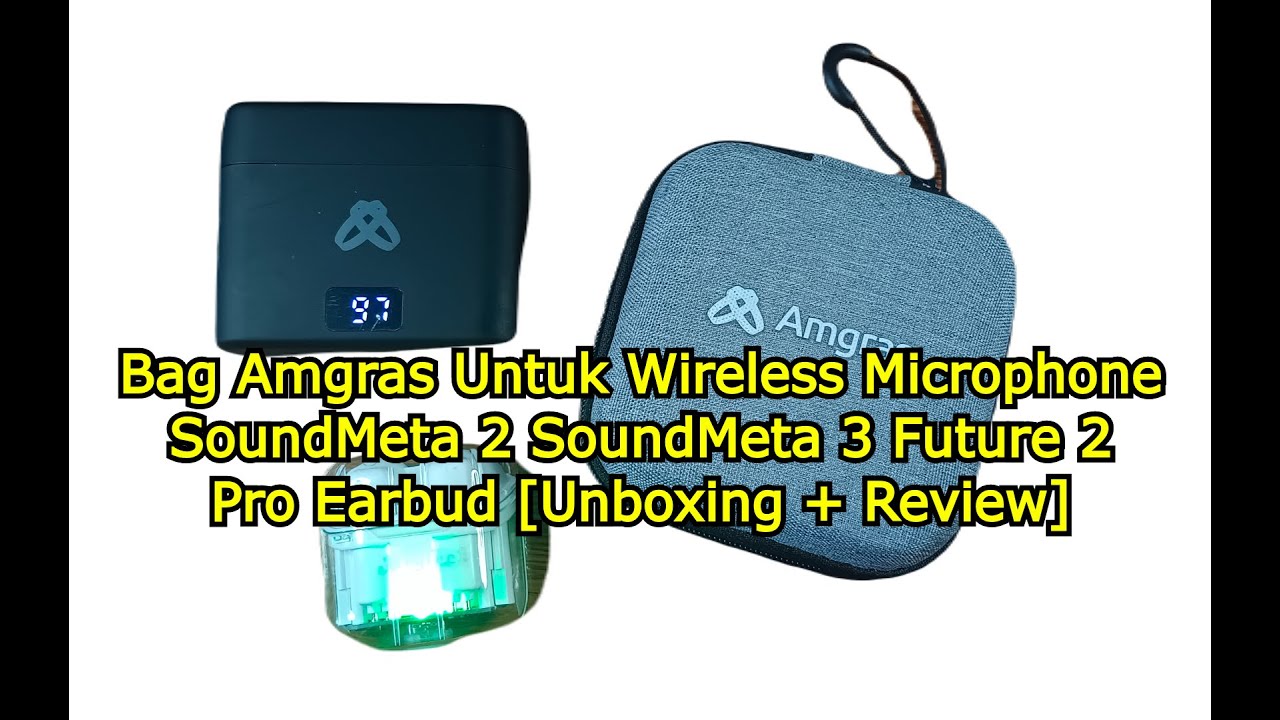 Bag Amgras Untuk Wireless Microphone SoundMeta 2 SoundMeta 3 Future 2 ...