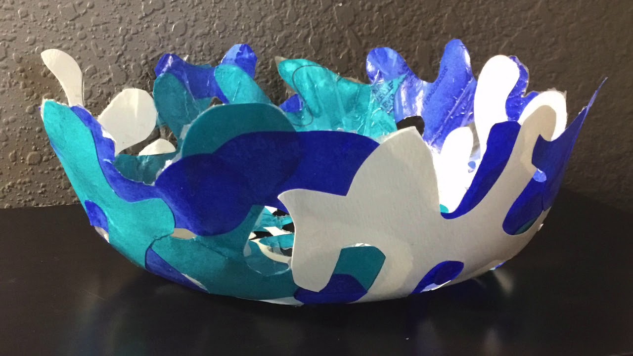 Matisse paper cut-out bowl - YouTube