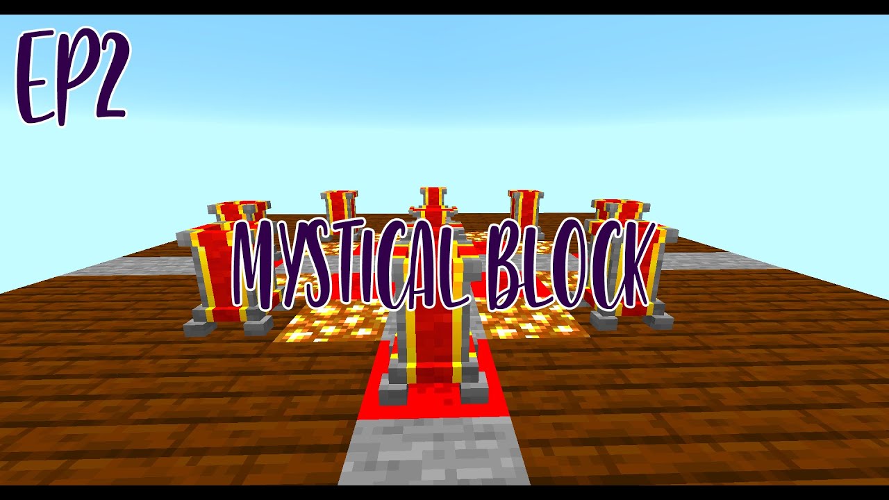It begins with a seed | Mystical Block [Modded Minecraft] - YouTube