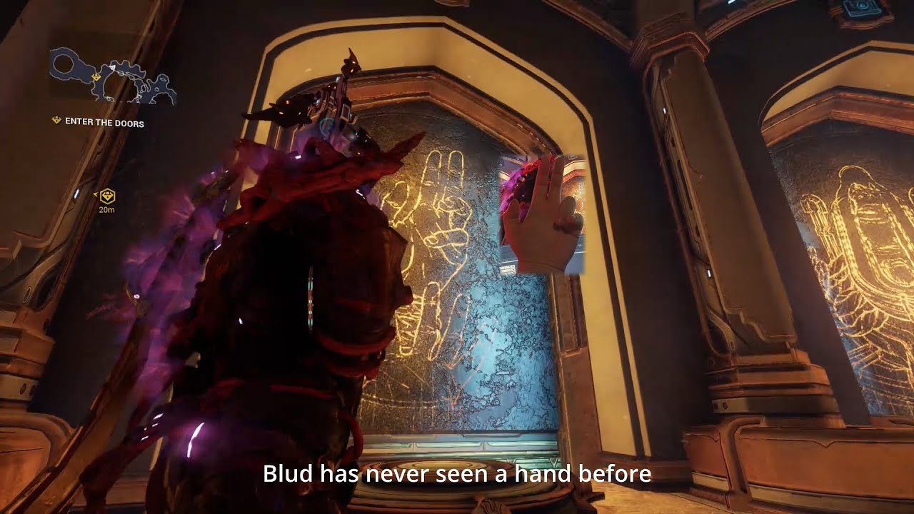 Warframe | When the streamer has never seen a hand before - YouTube