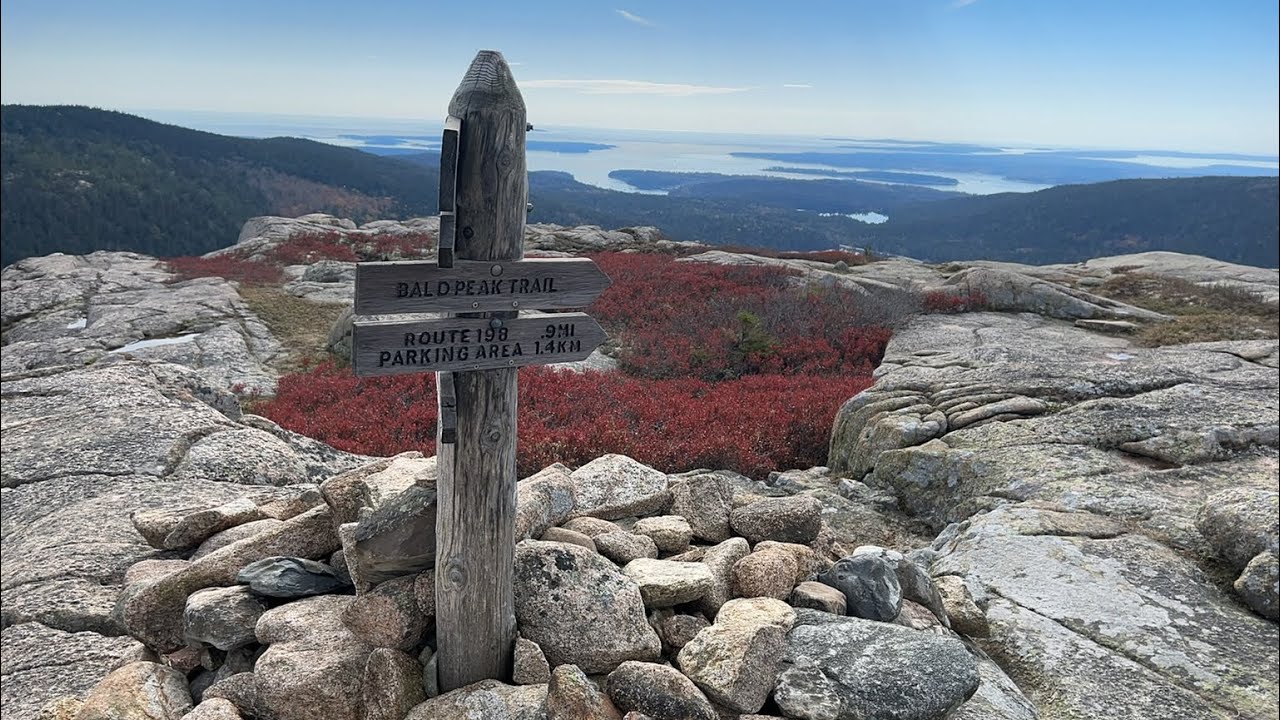 Bald Peak in Acadia National Park - YouTube