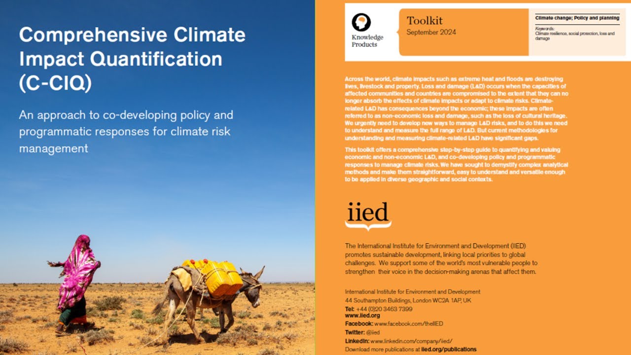 Training Video on Comprehensive Climate Impact Quantification (C-CIQ ...