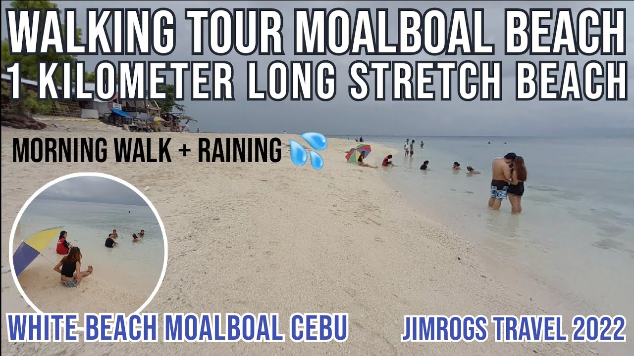 Walking Tour at White Beach Moalboal (Basdaku Beach) | Moalboal Beach ...