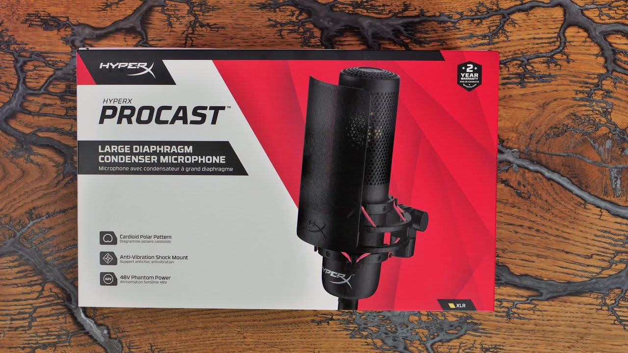 HyperX Procast Mic ASMR UNBOXING with no commentary - YouTube
