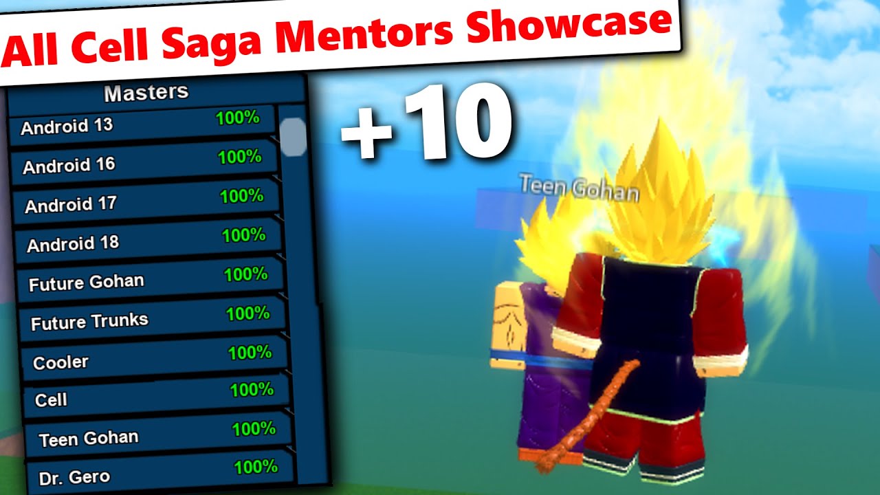 All Android Saga Mentors Moves & Fighting Styles | DBZ Online ...