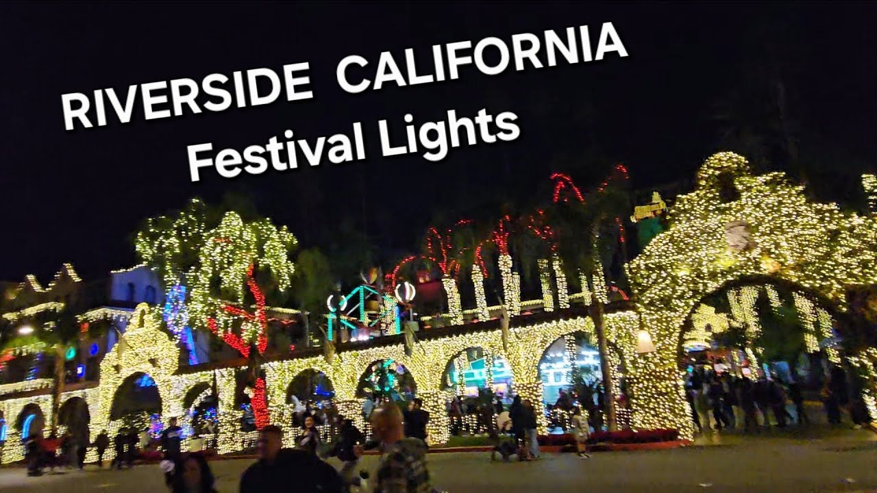 Riverside County California Festival Lights 2024 - YouTube