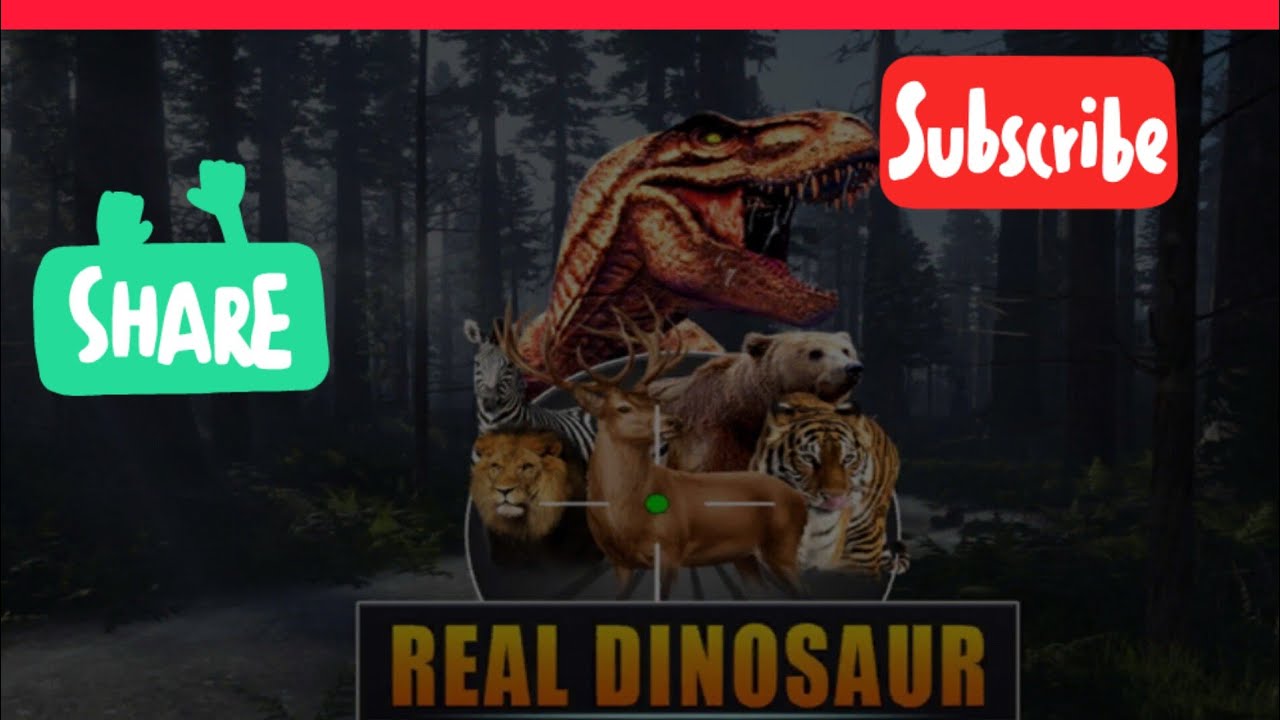 Real Dinosaur hunting game wild animals Hungry Dino tiger Woods # ...