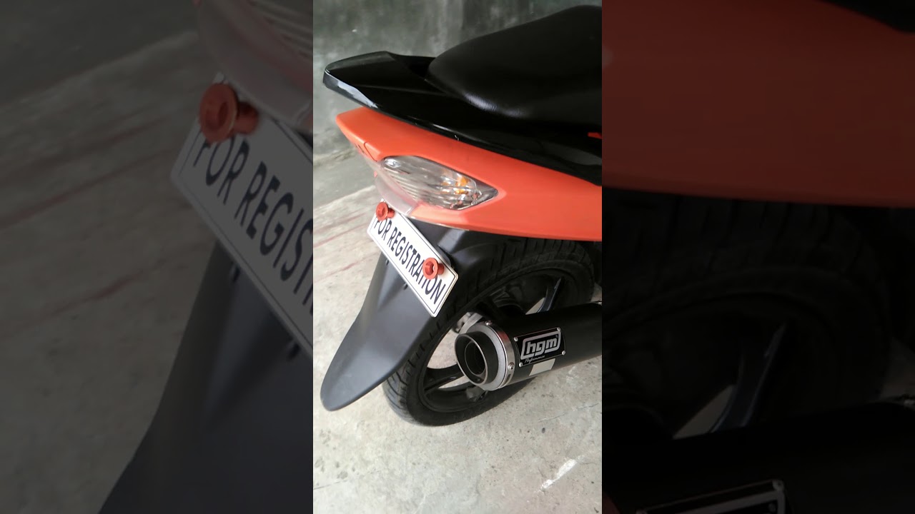 Mio sporty hgm pipe - YouTube