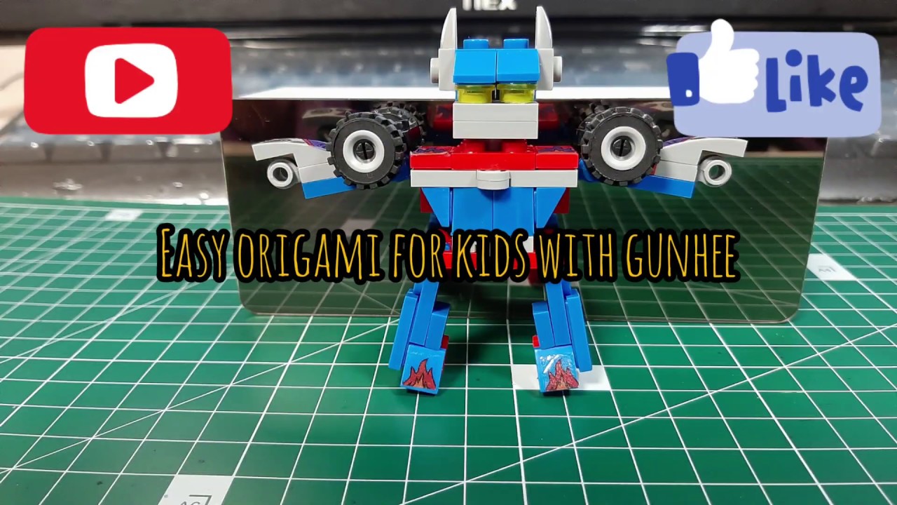 Robot and Vehicle Mode Block |The World of Block Begins| 모아블럭 변신로봇 1 파이 ...