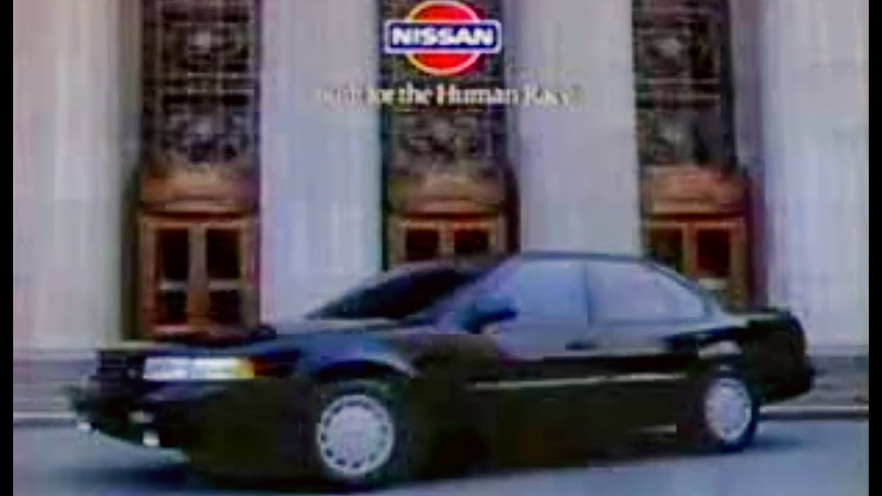 1989 Nissan Maxima commercial - 4 Door Sports Car - YouTube