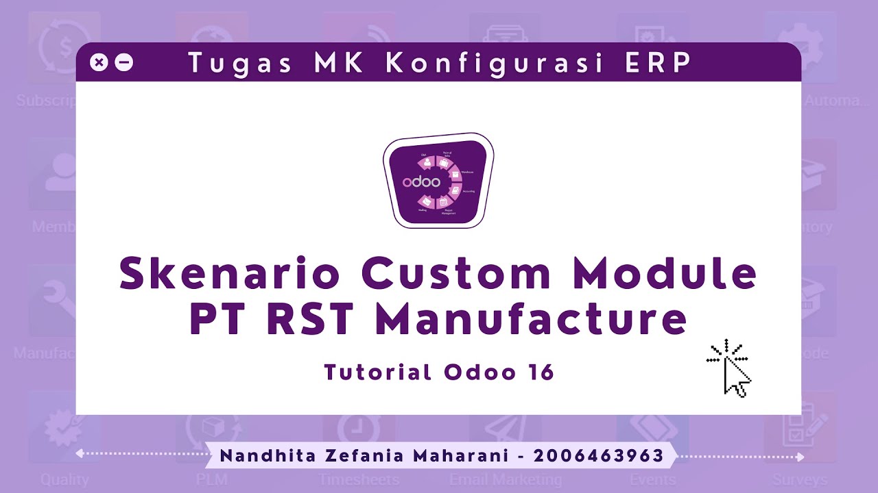 [Tugas Kelompok] Membuat Custom Module Sederhana PT RST Manufacture ...