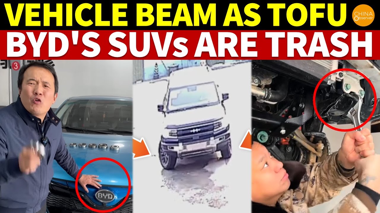 Vehicle’s Main Beam Twists as Easily as Tofu! BYD’s Luxury SUVs Are ...