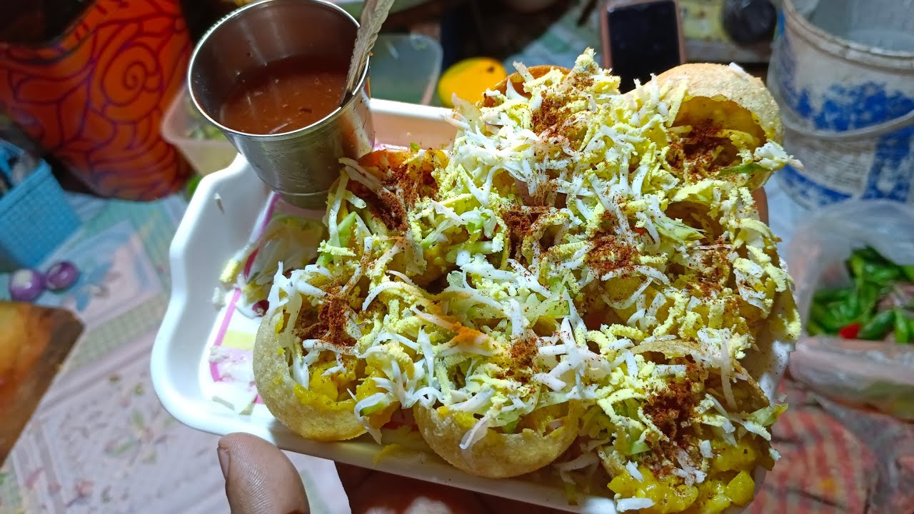 Eating Fuchka Street food Best One - YouTube