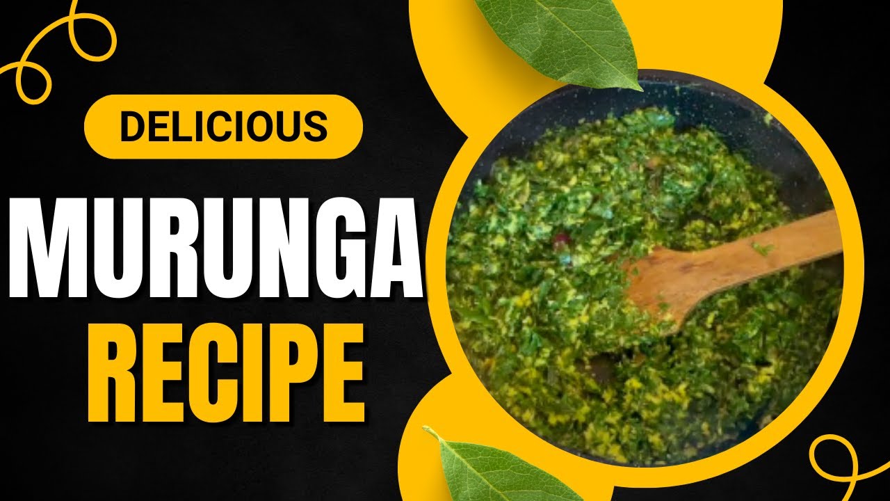 How to Make Murunga Mallum (Drumsticks Leaves) Sri Lankan Style - YouTube