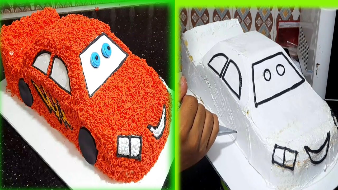 car Cake Decoration Ideas // Easy car Cake banano// Cake And Pastry ...