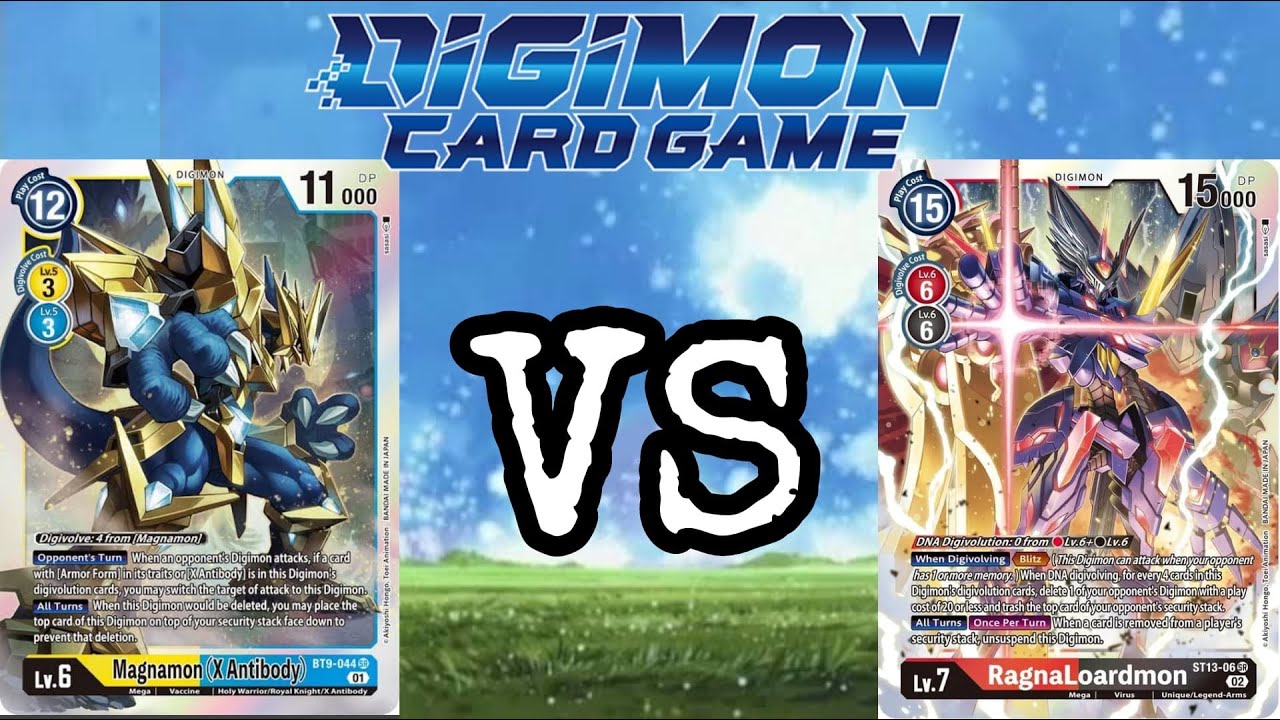 Armor Magnamon X vs Ragnaloardmon - YouTube