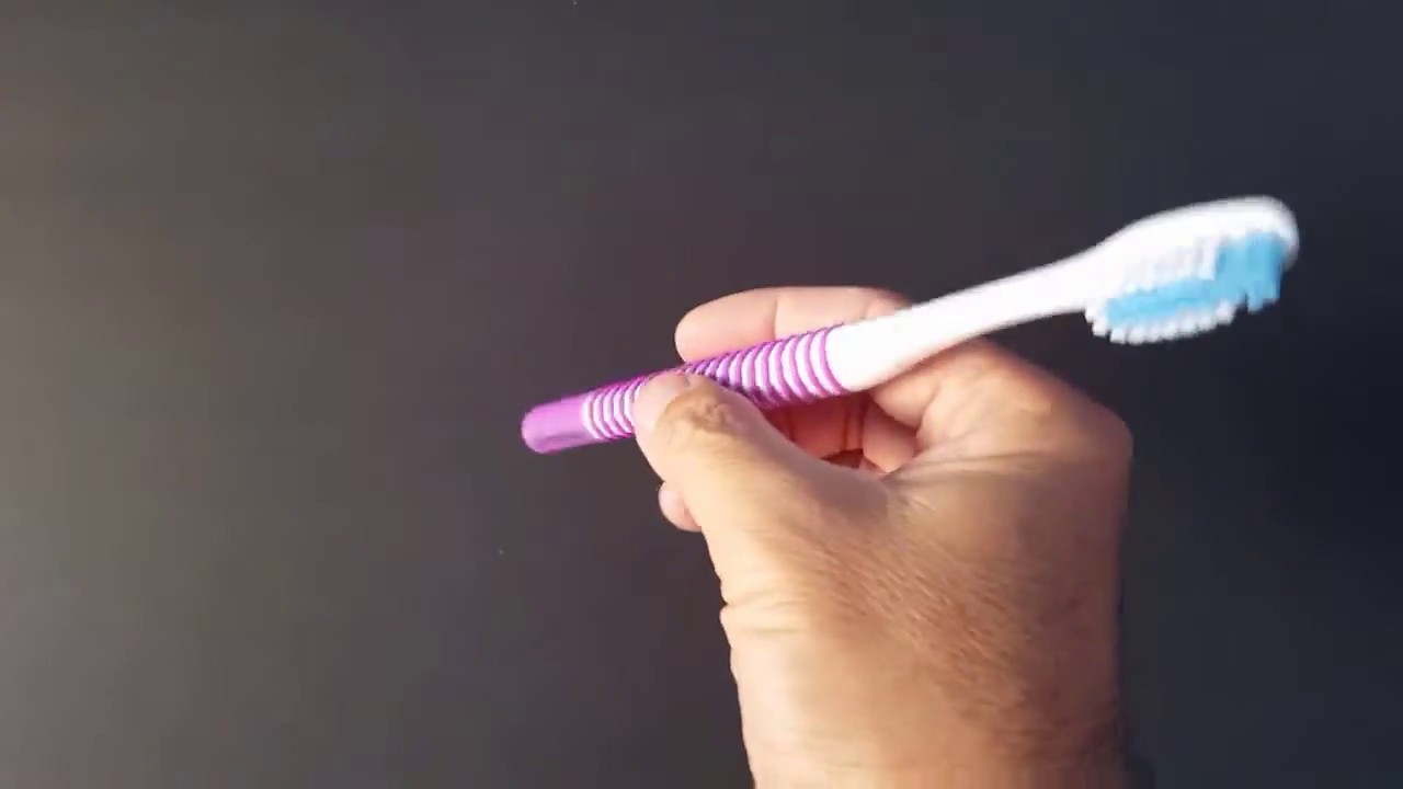 Finesse-B102: How to do quick fingertip tooth brushing - YouTube