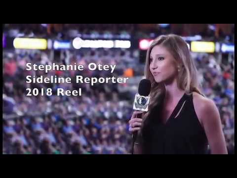 Stephanie Otey - Sideline Reporter Reel - YouTube