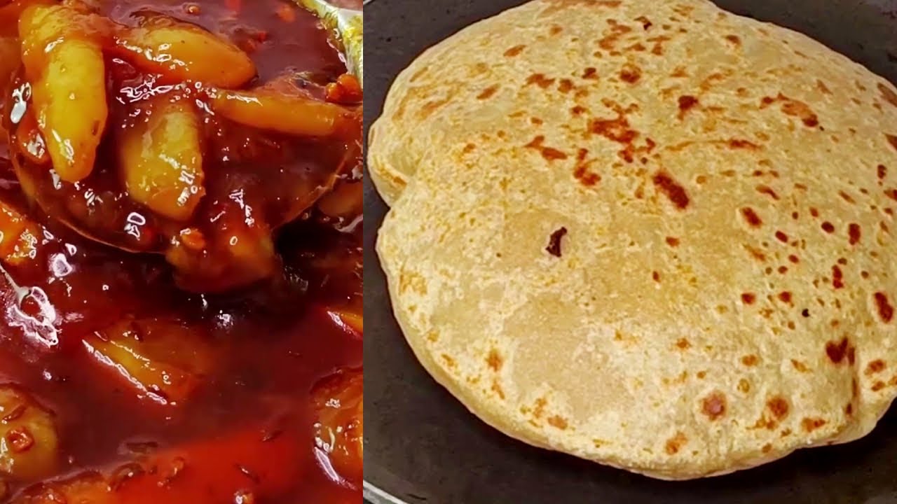 Kachche Aam ki khatti meethi Chatni aur Aloo ka Paratha Combo Recipe in ...