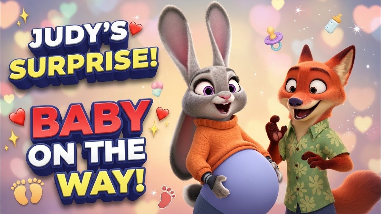 Judy’s Surprise! 🐰 ️ Expecting a Baby – Animated Zootopia Story - YouTube