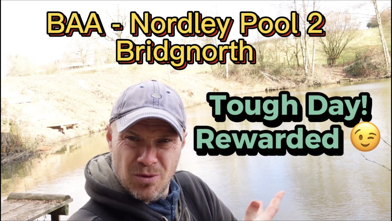 Carp Fishing at BAA Nordley Pool 2 - Some exciting news on a tough day ...