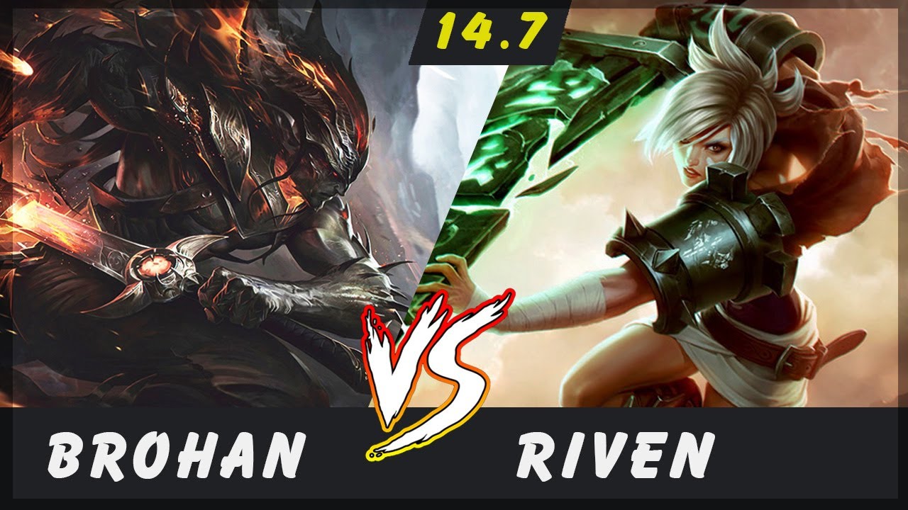 Brohan - Yasuo vs Riven TOP Patch 14.7 - Yasuo Gameplay - YouTube