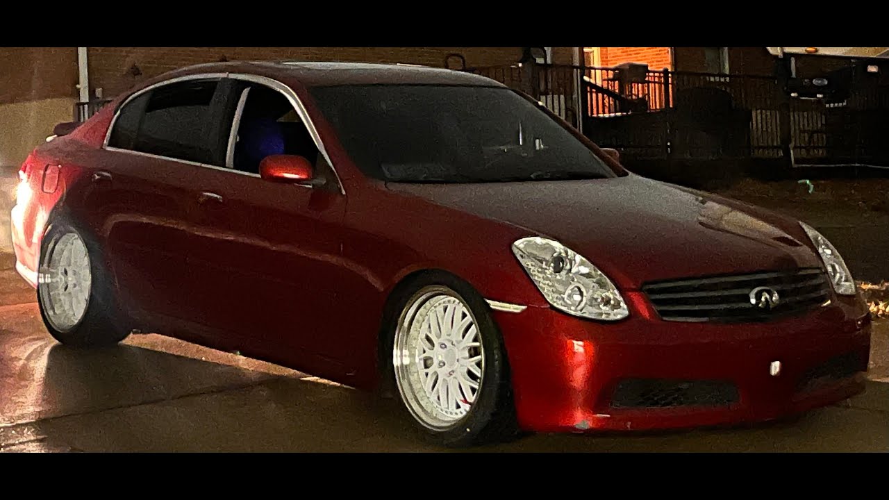Aftermarket Z1 Brake Kit, ESR Wheels on G35 - YouTube