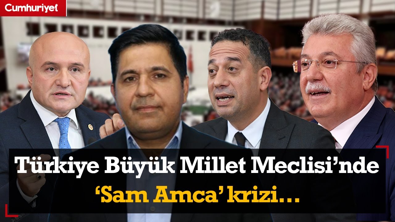 Türkiye Büyük Millet Meclisi'nde 'Sam Amca' krizi! "Kimsenin tehdidi ...
