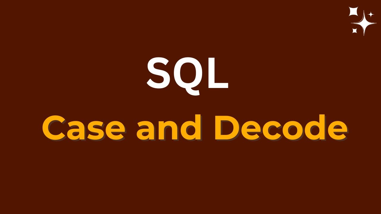 Case Statement and Decode in SQL | Snowflake Case and Decode #sqlvideos ...