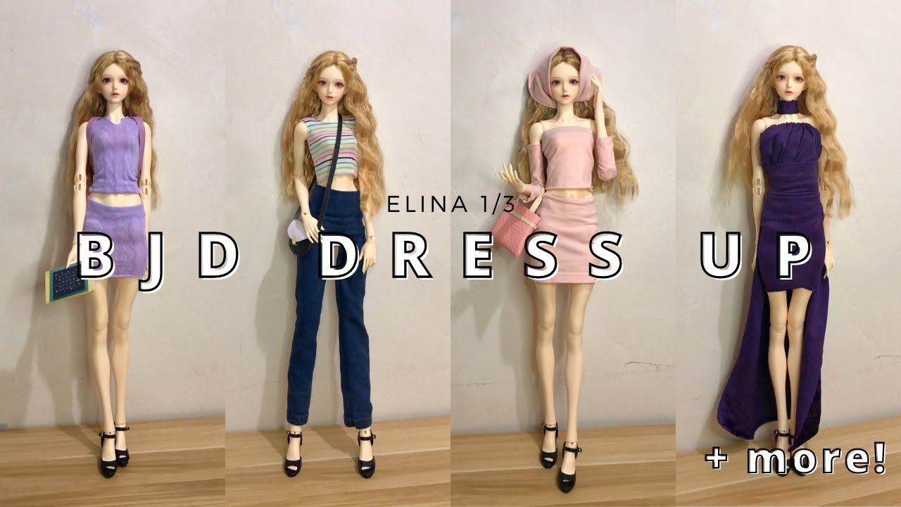 1/3 Elina doll BJD Try-on Outift - Link in the Description Box - YouTube