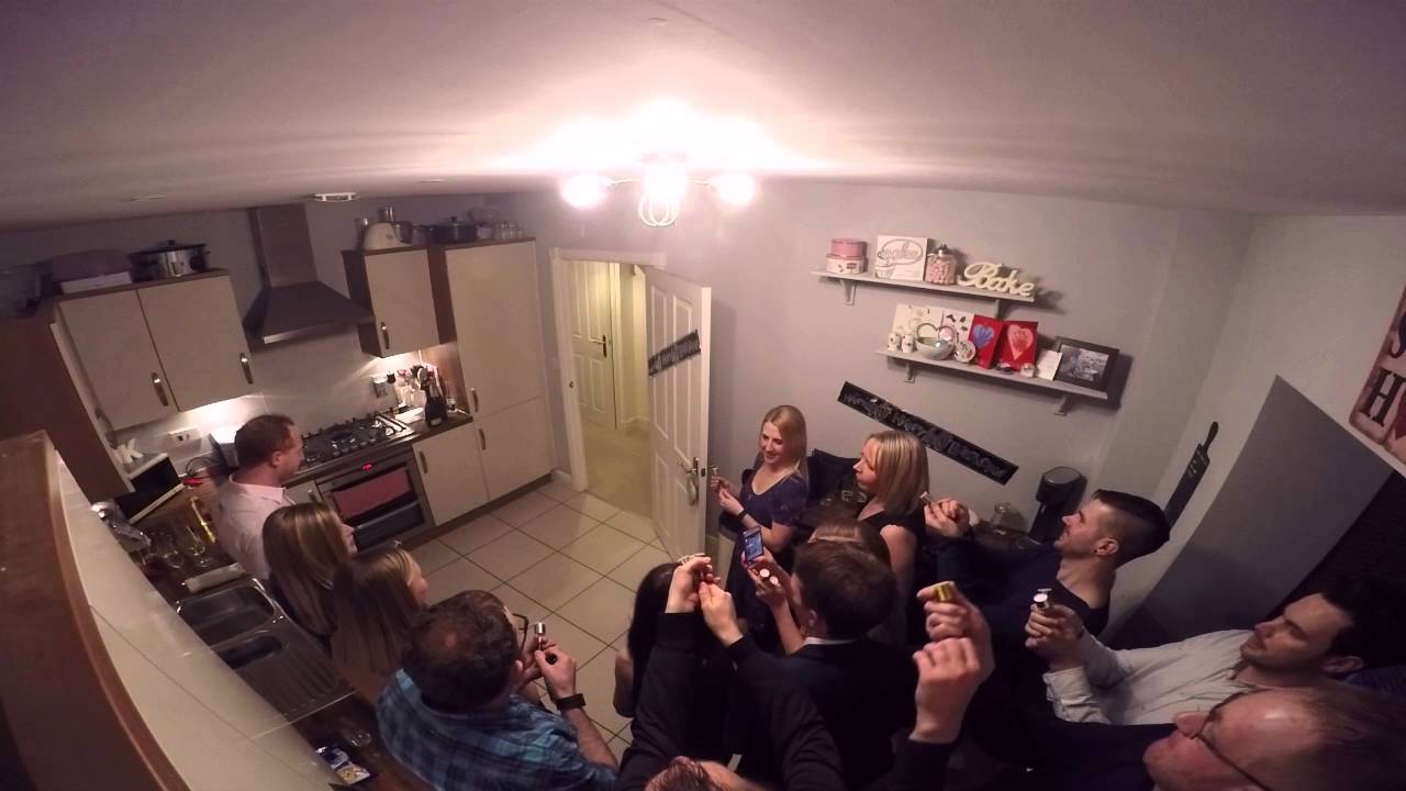 Thug life: GoPro catches premature party popper action at a surprise ...