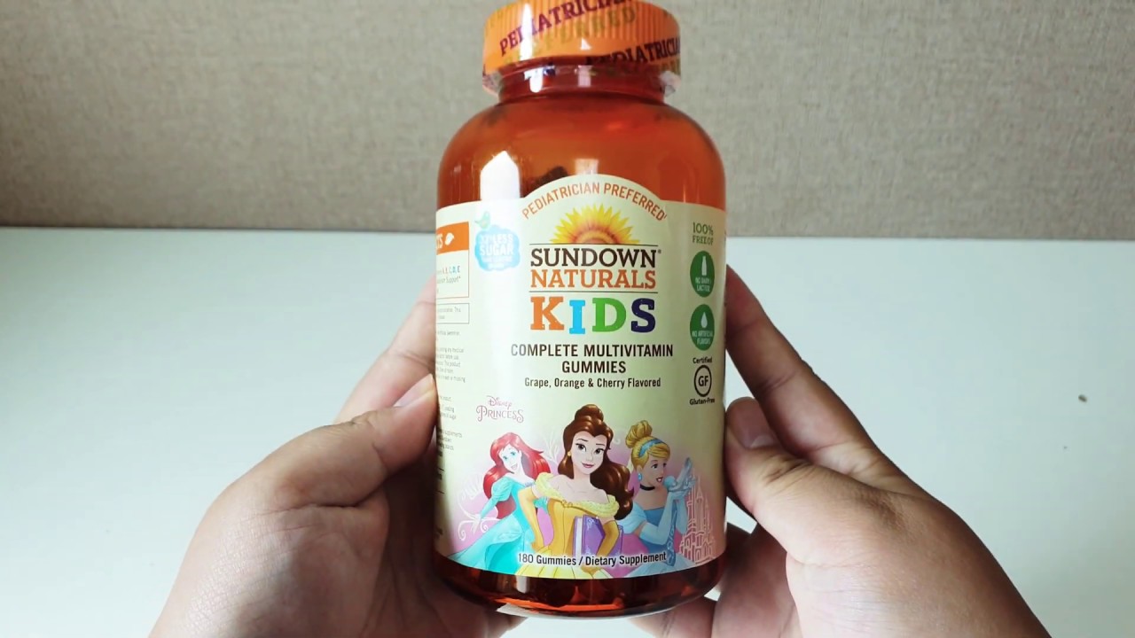 iHerb/Disney Princess,multivitamin gummies 디즈니 프린세스 멀티비타민 구미 - YouTube