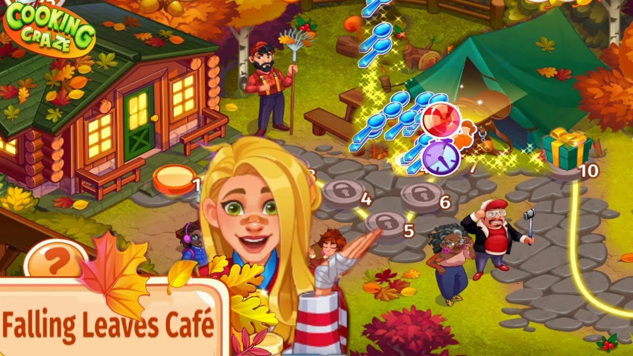 Cooking Craze/ Falling Leaves Café Event/ Levels 1- 40 - YouTube