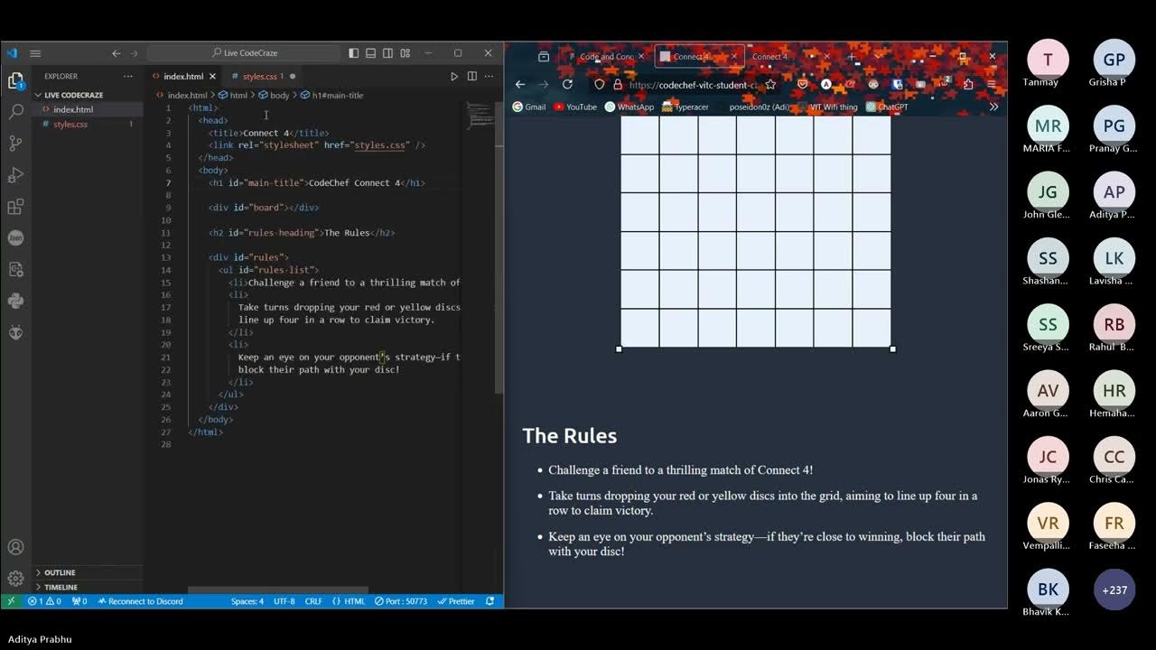 Code Craze Day 1 | Web dev bootcamp HTML CSS - YouTube