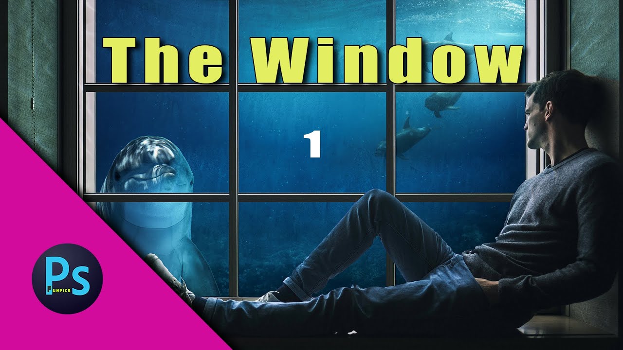 Photoshop Manipulation Tutorial for beginners - The window Teil 1 - YouTube