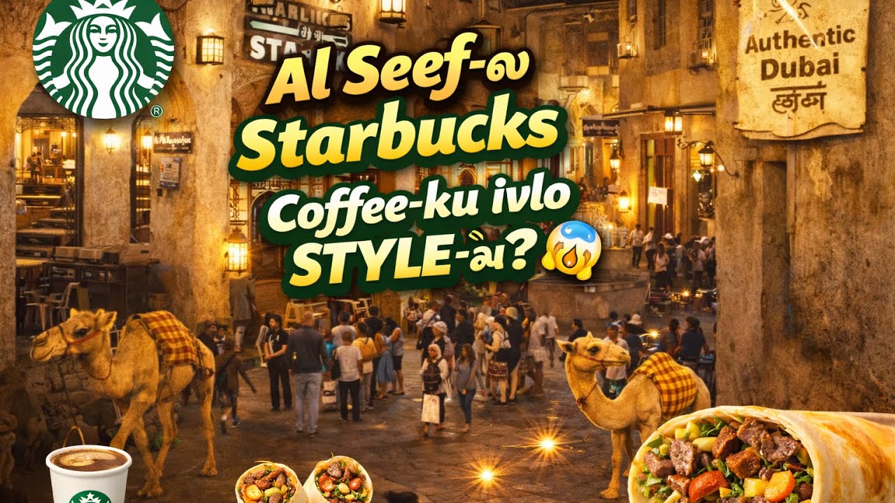 Al Seef-ல Starbucks ☕🔥 Coffee-ku ivlo style ah?! 4k quality - YouTube