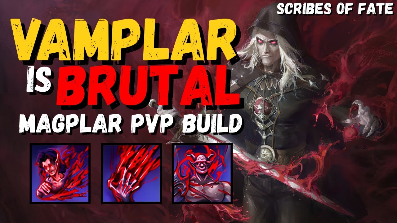 Bloodthirsty Vampire! 🩸 Magicka Templar PVP Build - ESO Scribes of Fate ...