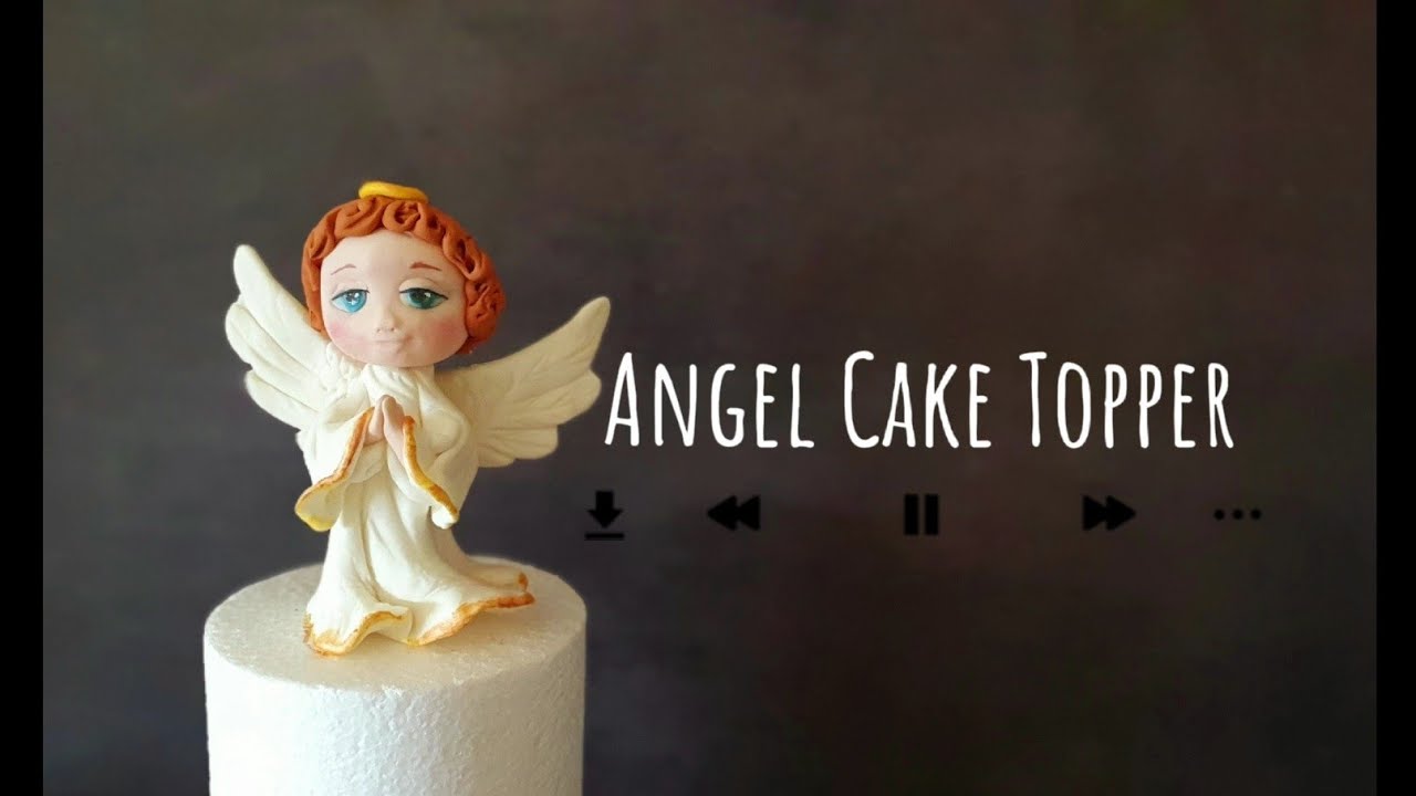 Angel Cake Topper Tutorial - YouTube