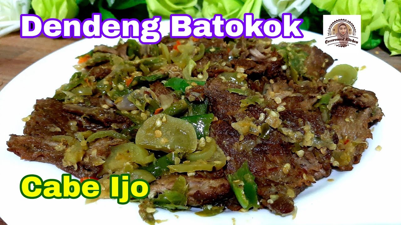 Dendeng Batokok Cabe Ijo. Sajian Special di Hari Special. - YouTube