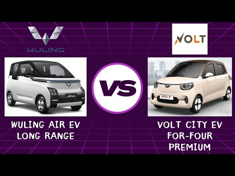 Wuling Air EV Long range vs Volt City EV Premium 《เทียบ EV spec》 - YouTube