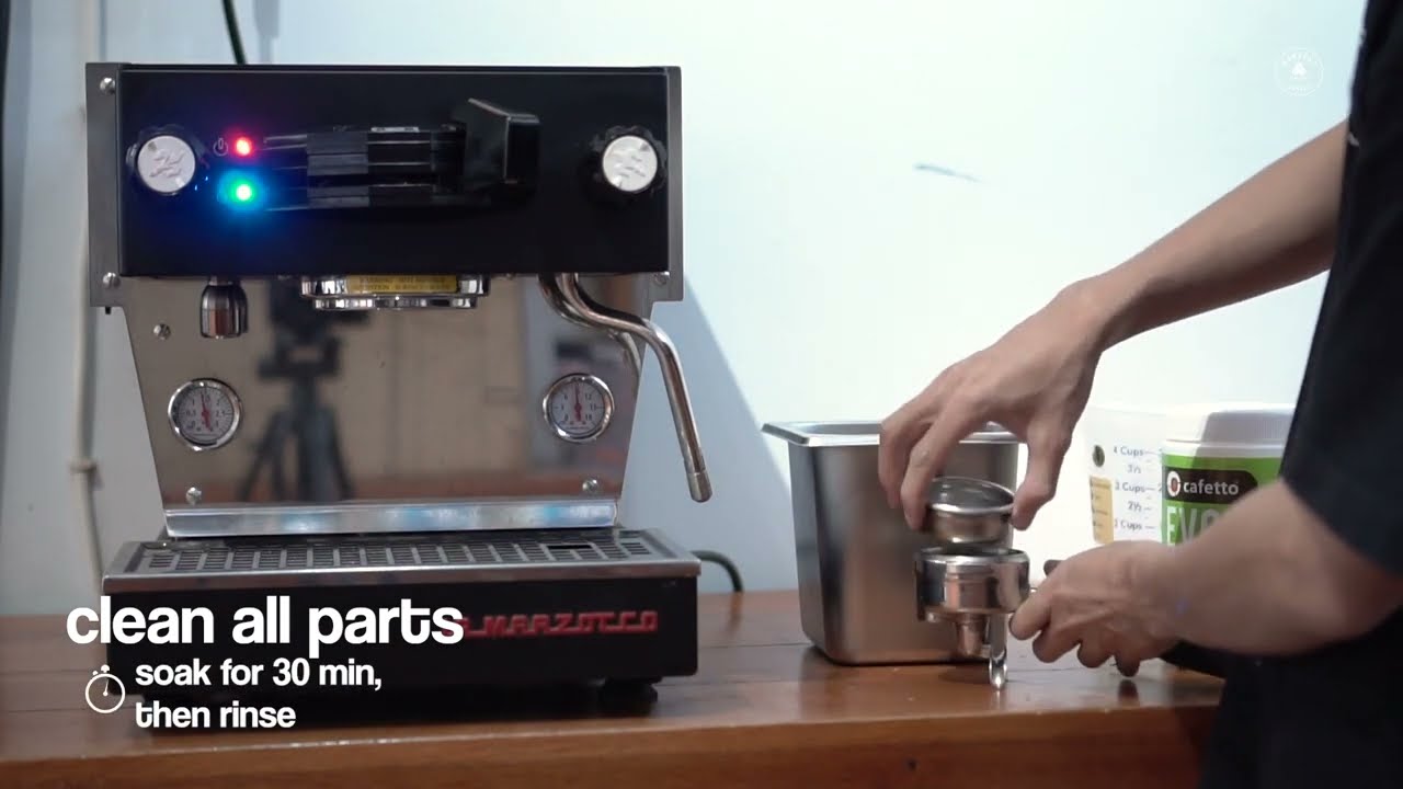 La Marzocco Linea Mini Maintenance - YouTube