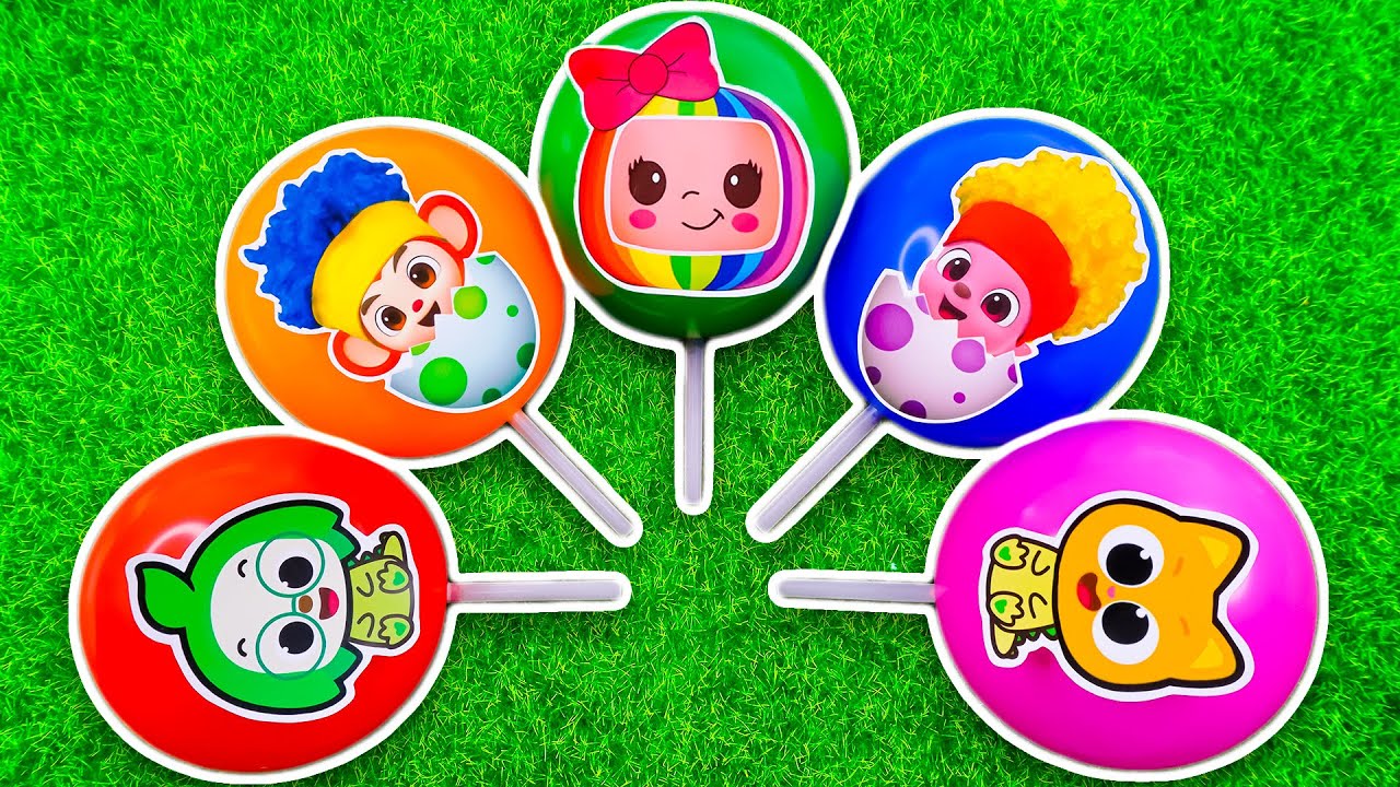 Some Lot's of BIG Candy Shop Magic Balloons Poki, Hogi, Pinkfong ...